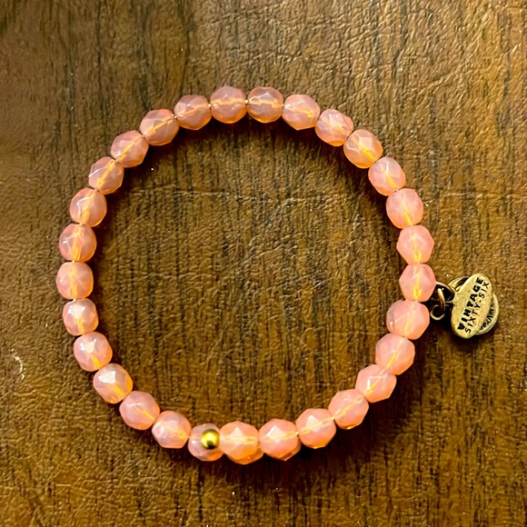 Alex and Ani | Jewelry | Alex And Ani Pink Beaded Wrap | Poshmark